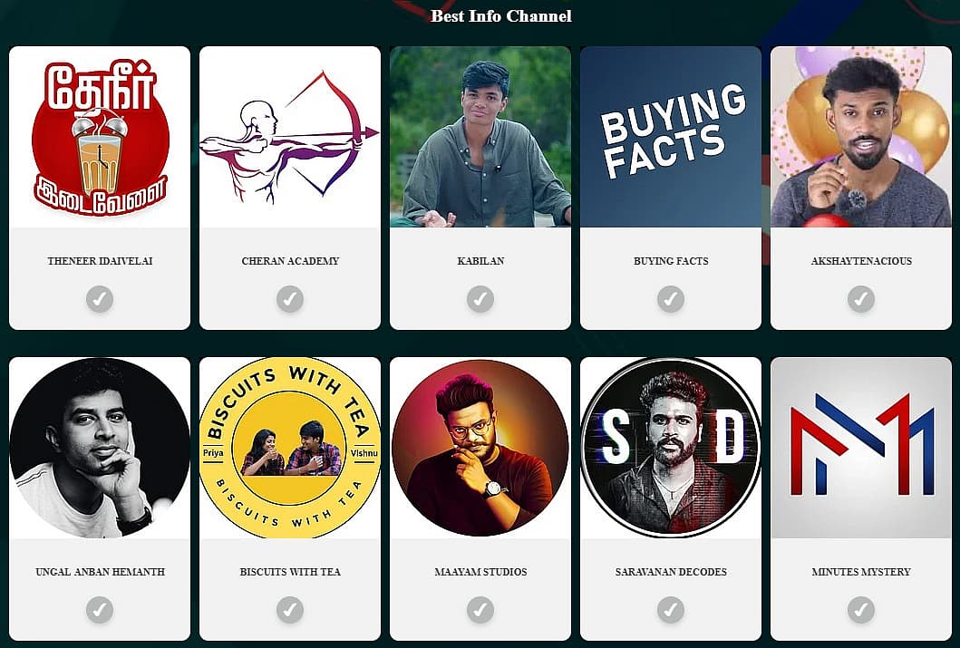 Best Info Channel 2025 – Theneer Idaivelai | Vikatan Digital Awards ...