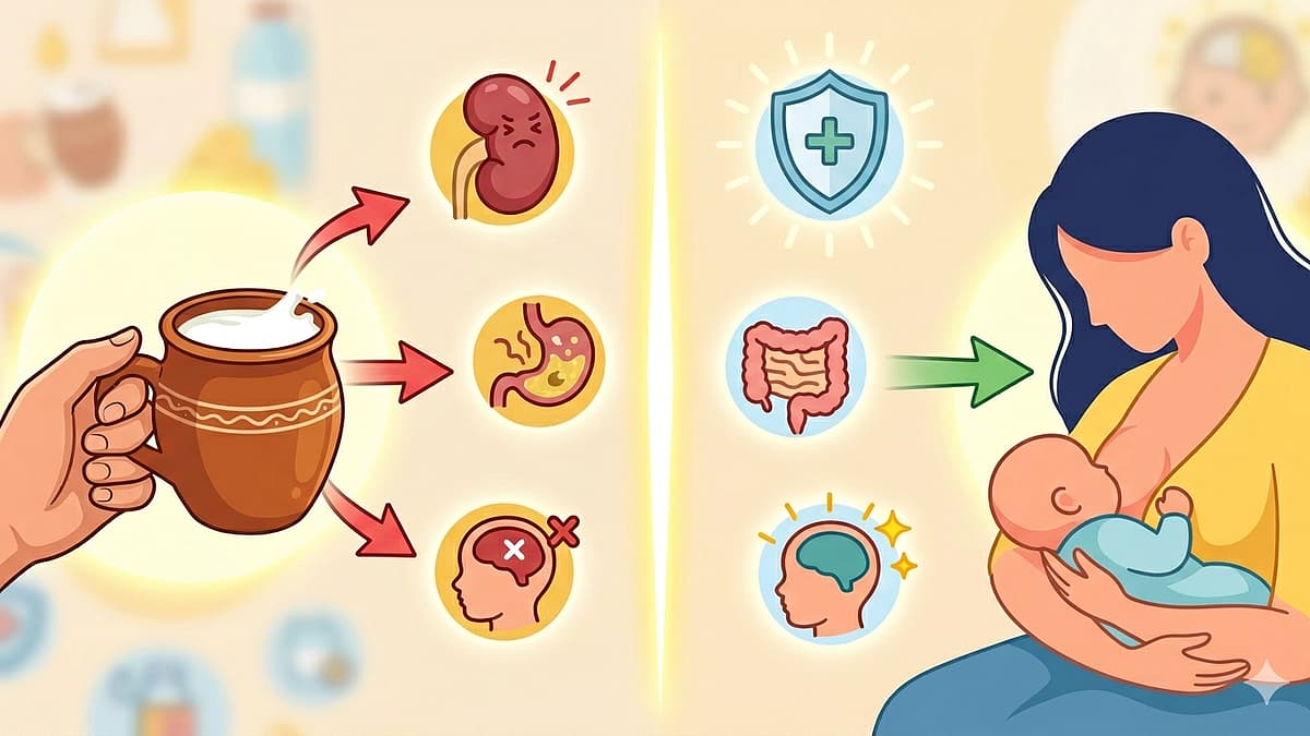 தாய்ப்பால் இல்லாத குழந்தைகளுக்கு பசும்பால் கொடுப்பது சரியா? | Is it ...